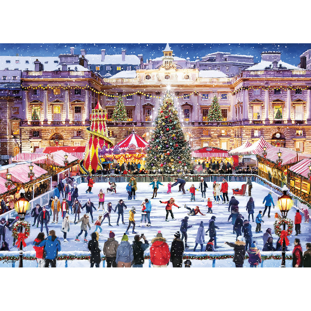 Skating at Somerset House 1000 Piece Jigsaw Puzzle – All Jigsaw Puzzles