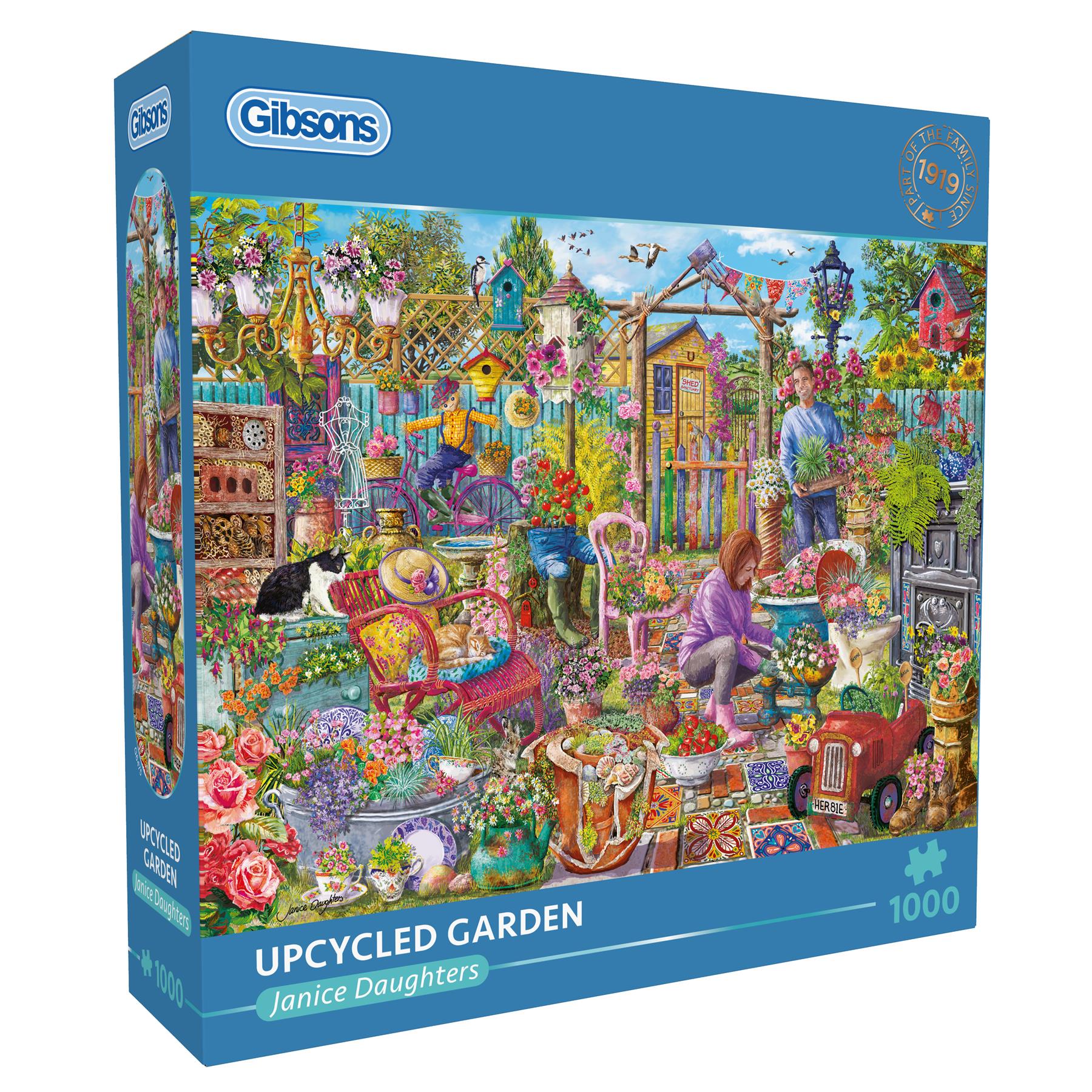 Upcycled garden 1000 Piece Jigsaw Puzzle – All Jigsaw Puzzles