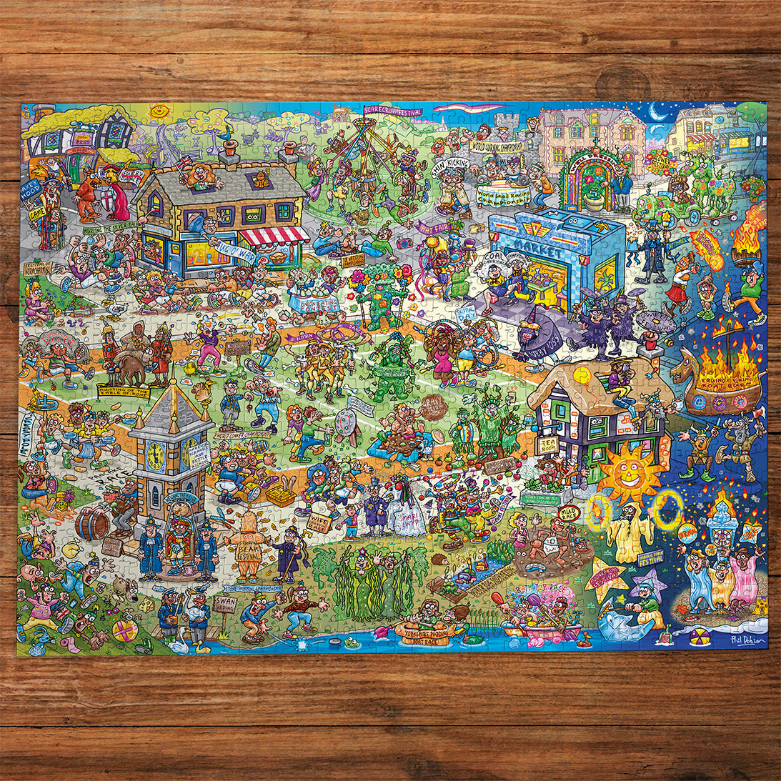 Jokesaws: Barmy Britain 1000 Piece Jigsaw Puzzle – All Jigsaw Puzzles