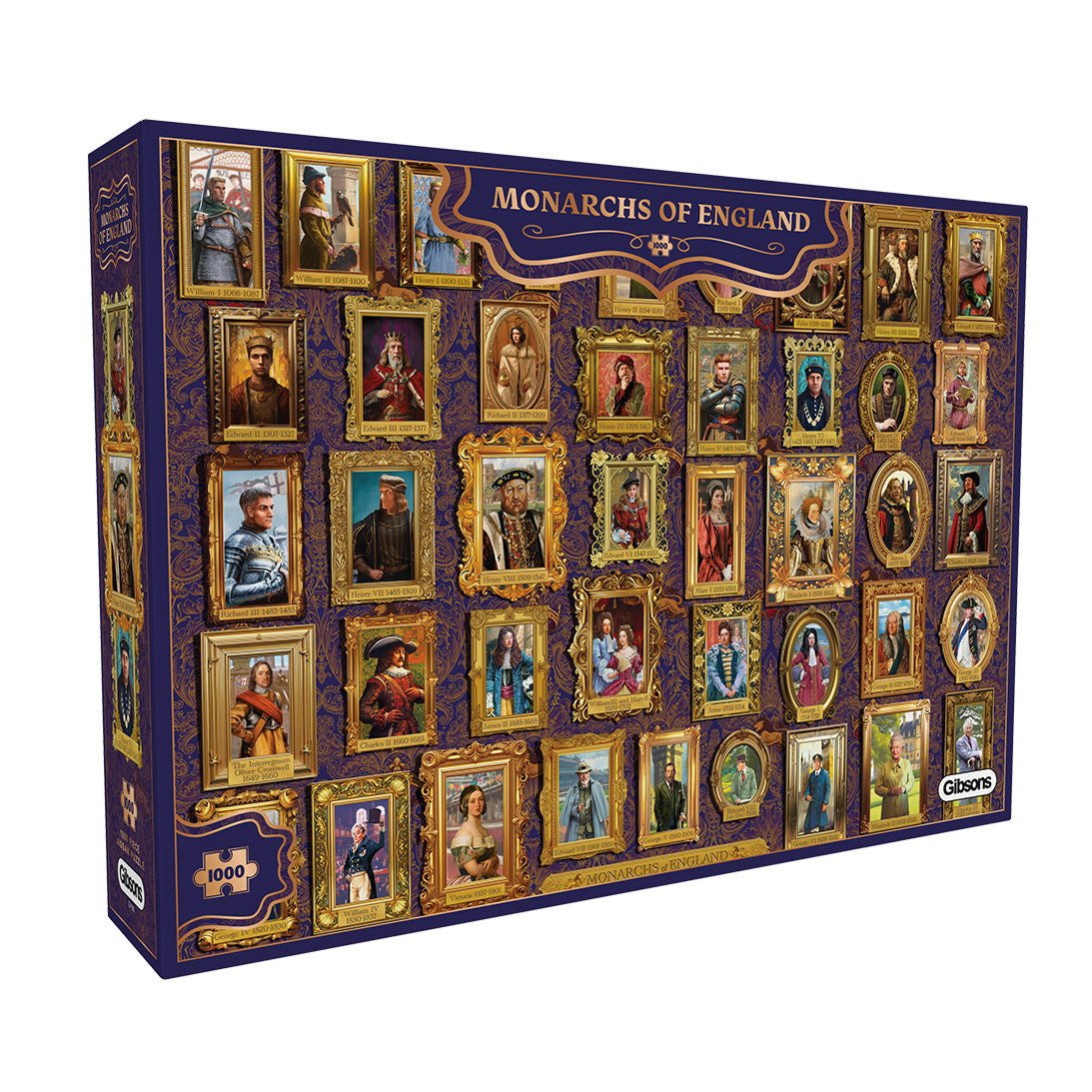 Monarchs of England 1000 Piece Jigsaw Puzzle – All Jigsaw Puzzles
