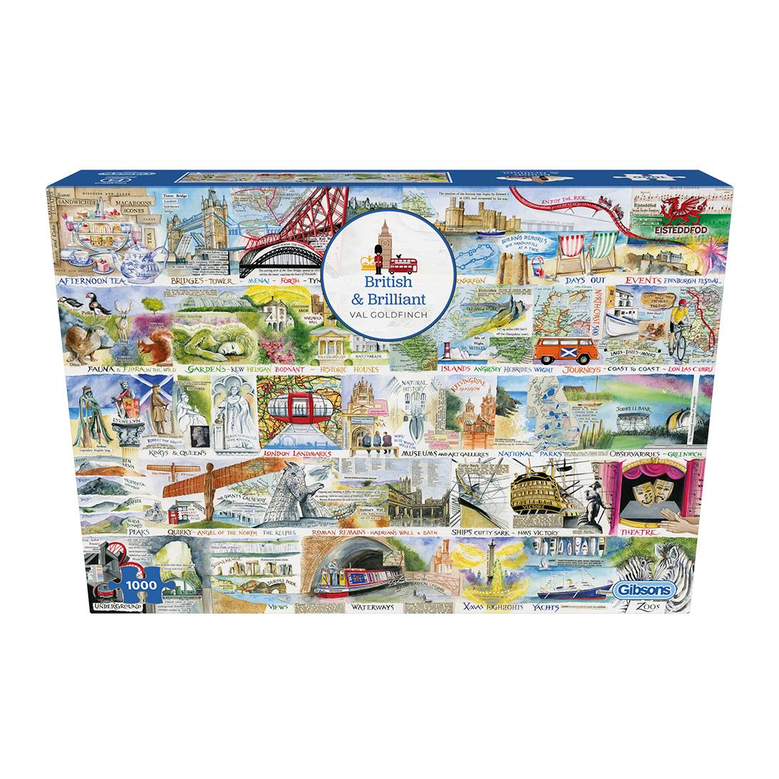 Brilliant & British Val Goldfinch 1000 Piece Jigsaw Puzzle – All Jigsaw ...