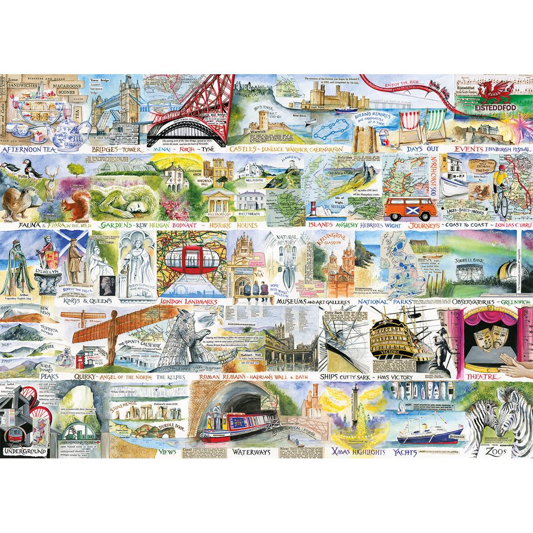 Brilliant & British Val Goldfinch 1000 Piece Jigsaw Puzzle – All Jigsaw ...