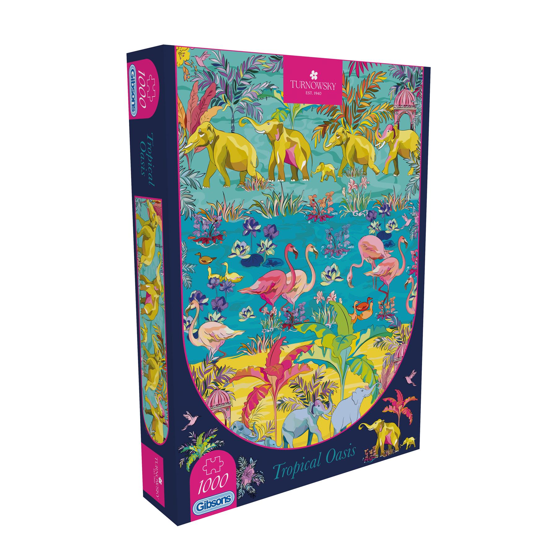 House of Turnowsky: Tropical Oasis 1000 Piece Jigsaw Puzzle – All ...