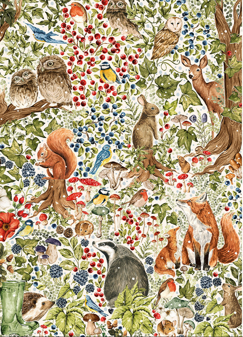 The Art File - Woodland Wildlife 1000 Piece Jigsaw Puzzle – All Jigsaw ...