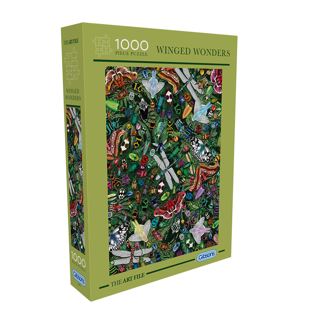 The Art File: Winged Wonders 1000 Piece Jigsaw Puzzle – All Jigsaw Puzzles