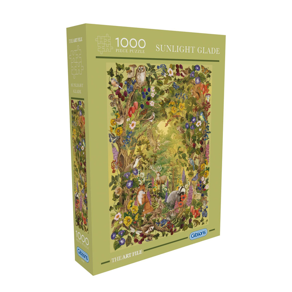 The Art File: Sunlight Glade 1000 Piece Jigsaw Puzzle – All Jigsaw Puzzles