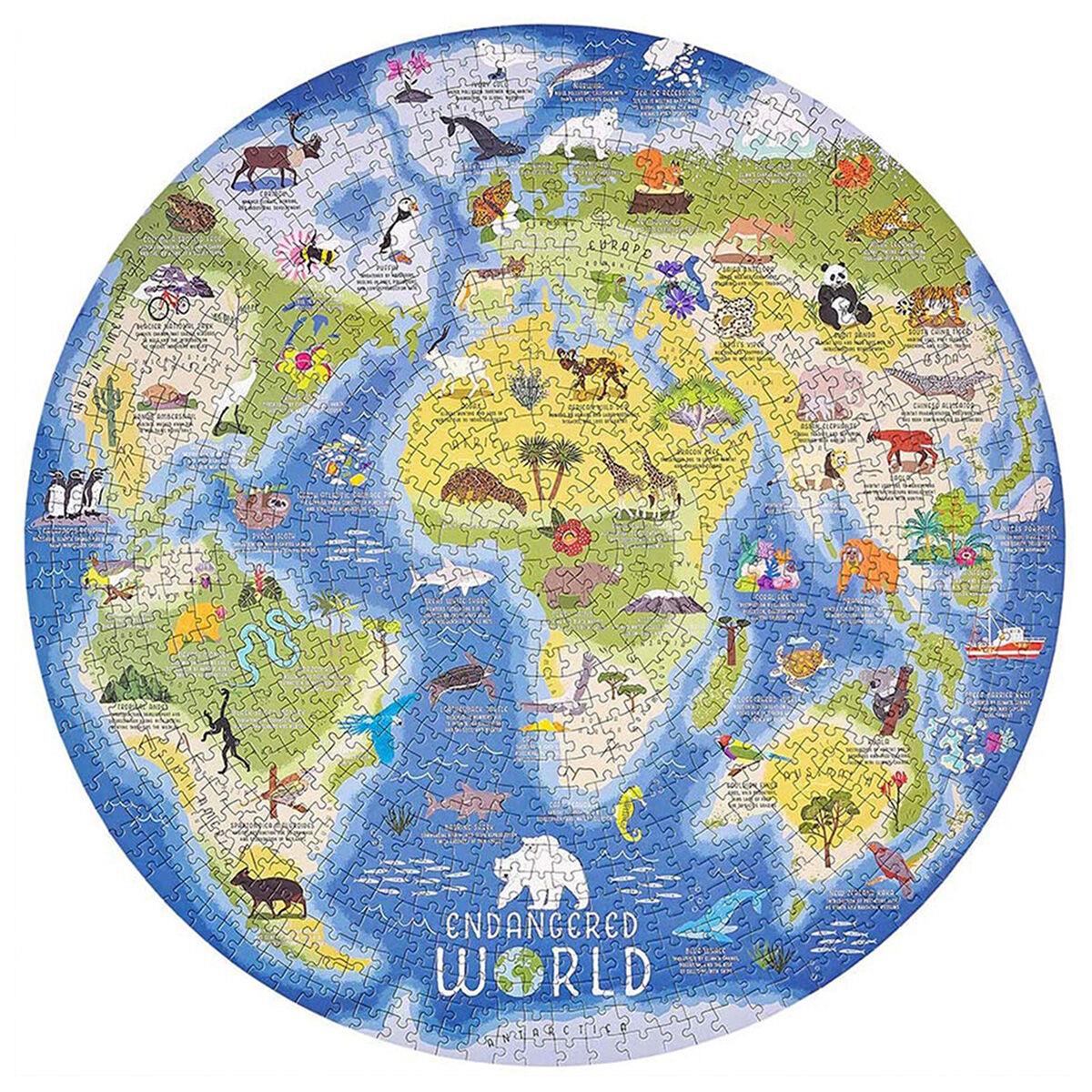 Endangered World 1000 Piece Jigsaw Puzzle – All Jigsaw Puzzles