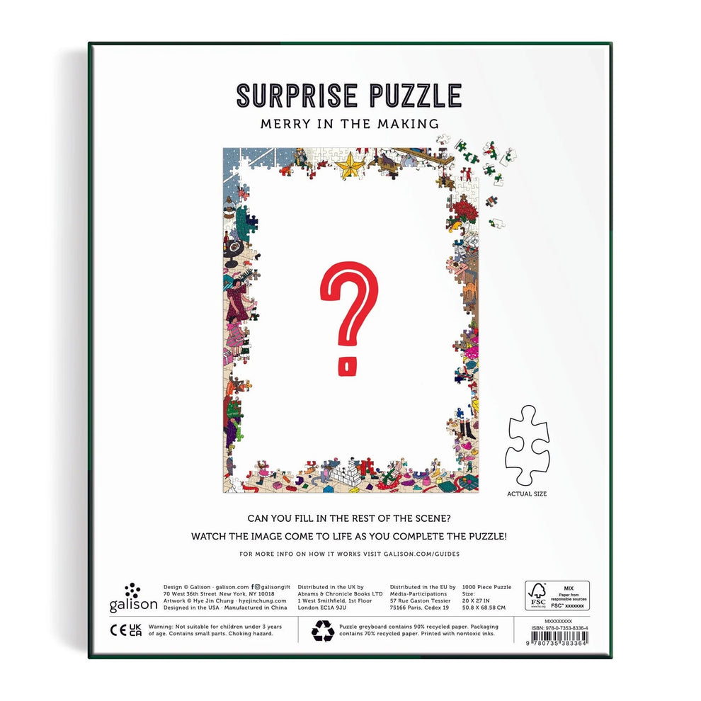 Merry In the Making 1000 Piece Surprise Jigsaw Puzzle – All Jigsaw Puzzles