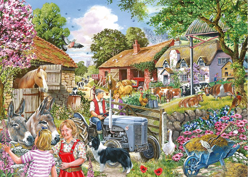 Farmer's Friends 4 x 250 Jigsaw Puzzle – All Jigsaw Puzzles