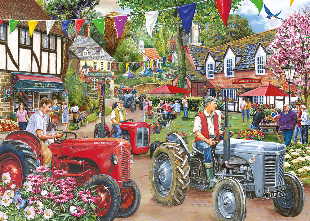 Tractor Parade 1000 Piece Jigsaw Puzzle – All Jigsaw Puzzles