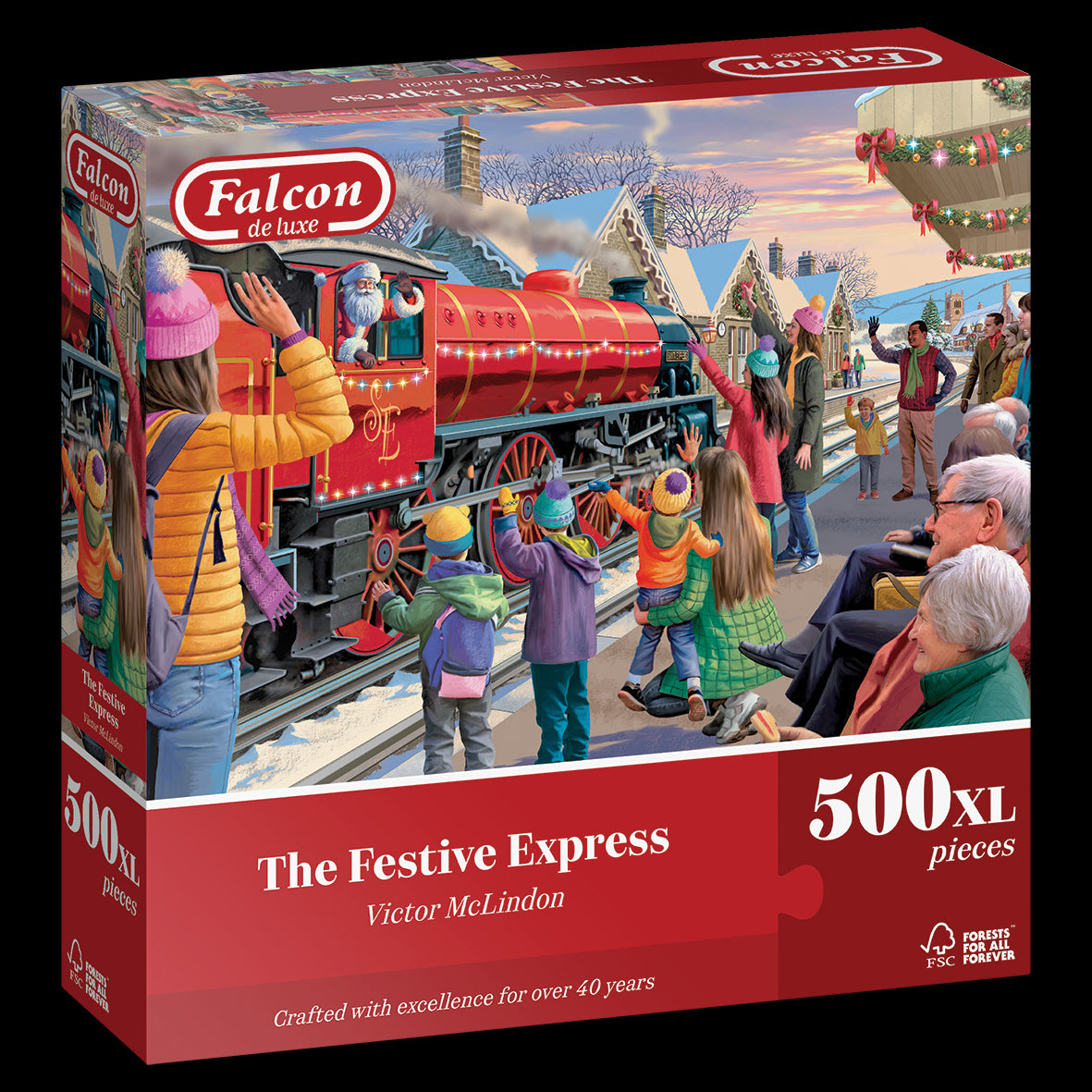 Falcon de Luxe The Festive Express 500XL Piece Jigsaw Puzzle – All ...