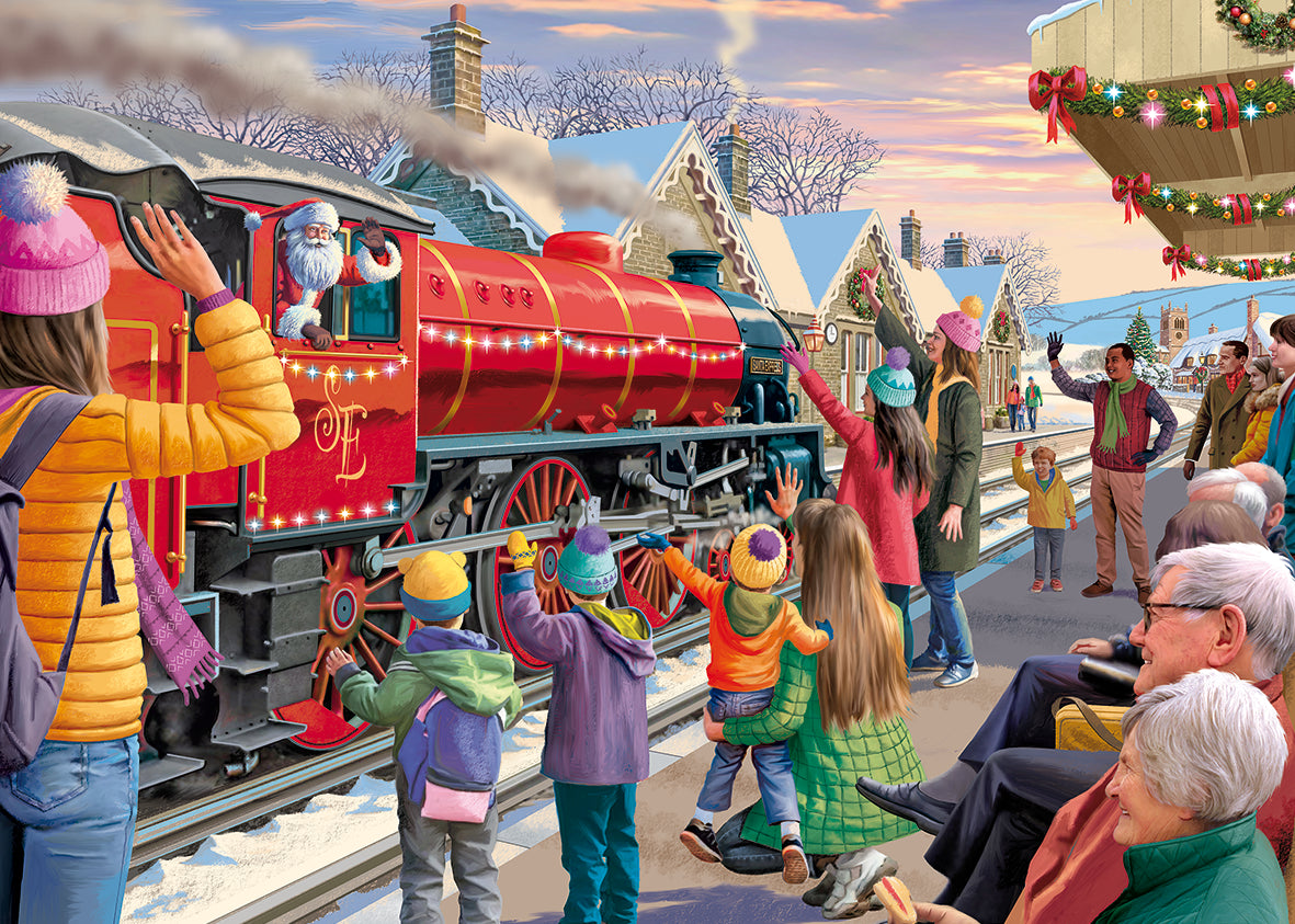 Falcon de Luxe The Festive Express 500XL Piece Jigsaw Puzzle – All ...