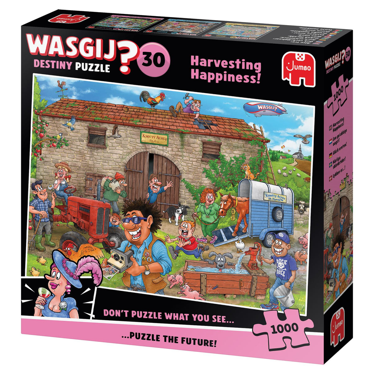 Wasgij Destiny 30 Harvesting Happiness 1000 Piece Jigsaw Puzzle – All ...