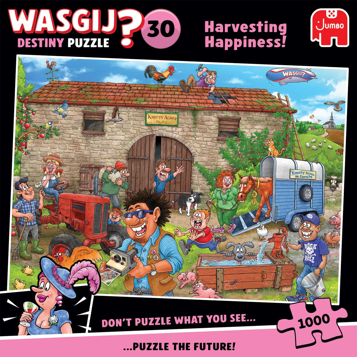 Wasgij Destiny 30 Harvesting Happiness 1000 Piece Jigsaw Puzzle – All ...