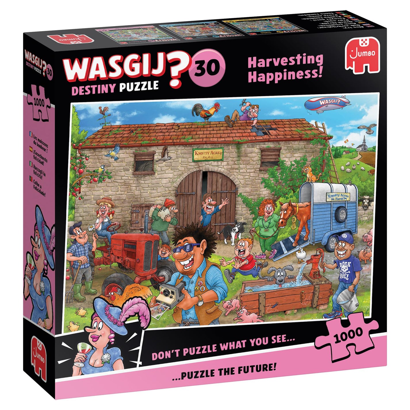 Wasgij Destiny 30 Harvesting Happiness 1000 Piece Jigsaw Puzzle – All ...