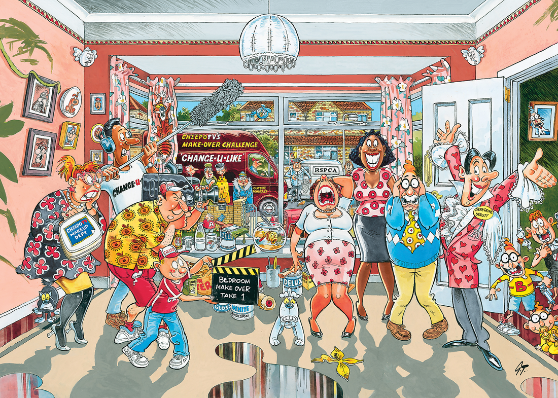 Wasgij Retro Original 9 Home Improvements 1000 Piece Jigsaw Puzzle ...