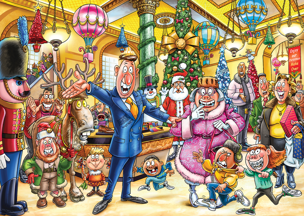 Wasgij Christmas 21 A Very Merry Makeover 1000 Piece Jigsaw Puzzle ...