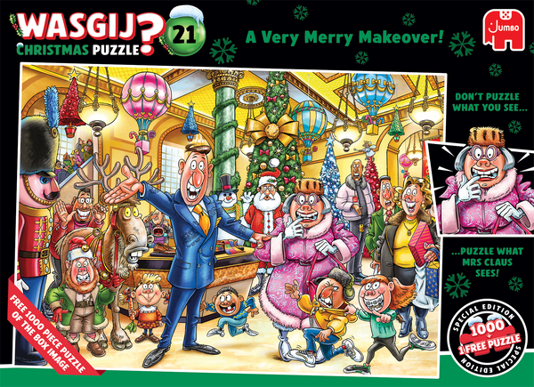 Wasgij Christmas 21 A Very Merry Makeover 1000 Piece Jigsaw Puzzle ...