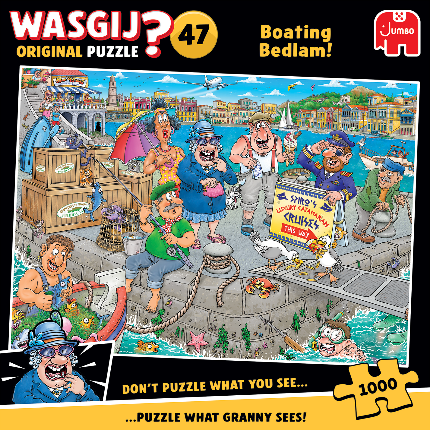 Wasgij Original 47 Boating Bedlam 1000 Piece Jigsaw Puzzle – All Jigsaw ...