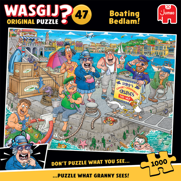 Wasgij Original 47 Boating Bedlam 1000 Piece Jigsaw Puzzle – All Jigsaw ...