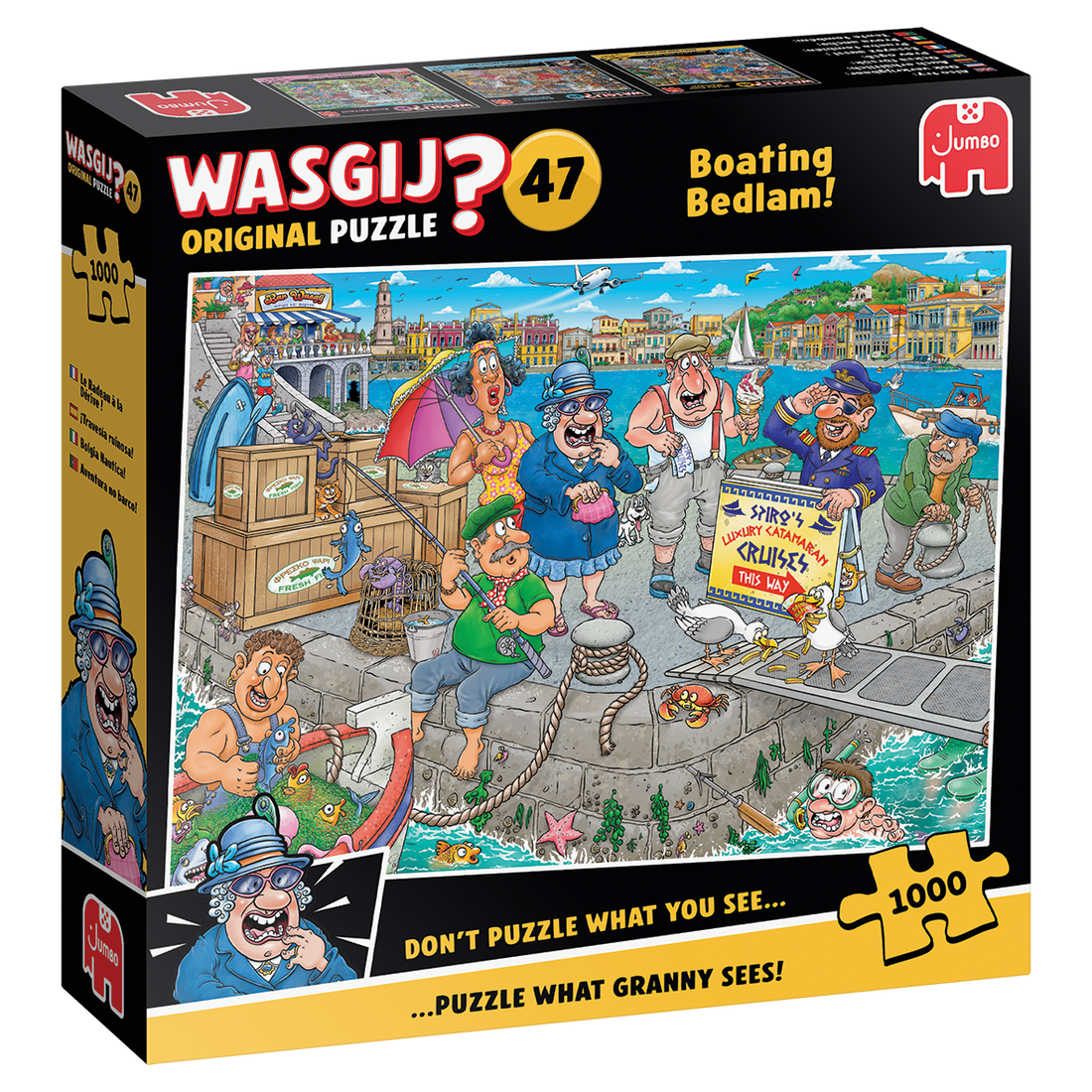 Wasgij Original 47 Boating Bedlam 1000 Piece Jigsaw Puzzle – All Jigsaw ...