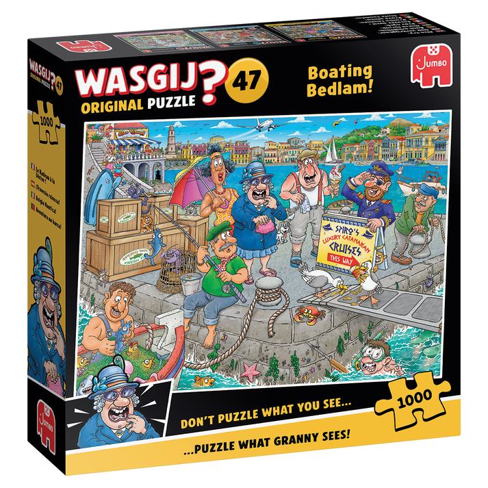 Wasgij Original 47 Boating Bedlam 1000 Piece Jigsaw Puzzle – All Jigsaw ...