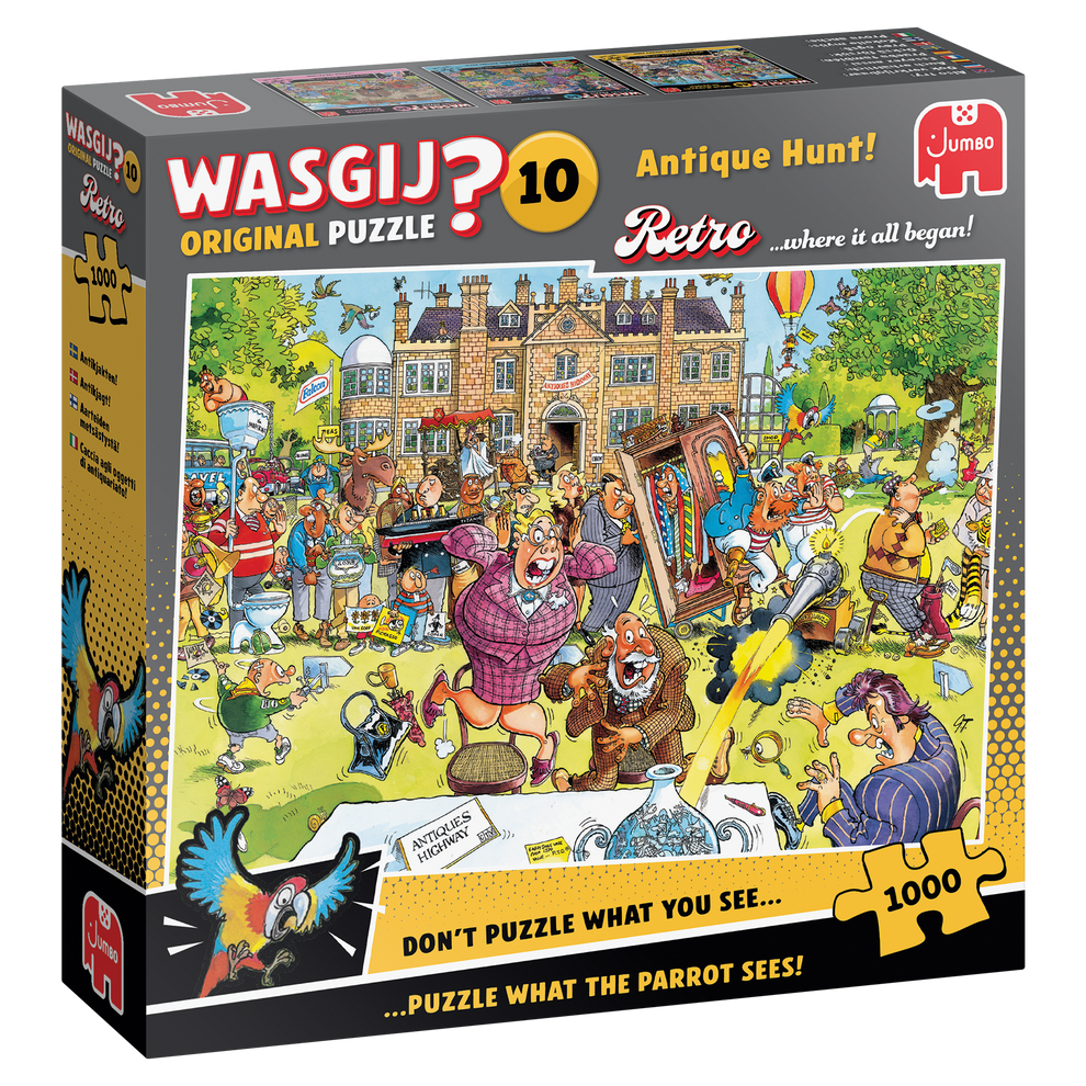 Wasgij Retro Original 10 Antique Hunt 1000 Piece Jigsaw Puzzle – All ...