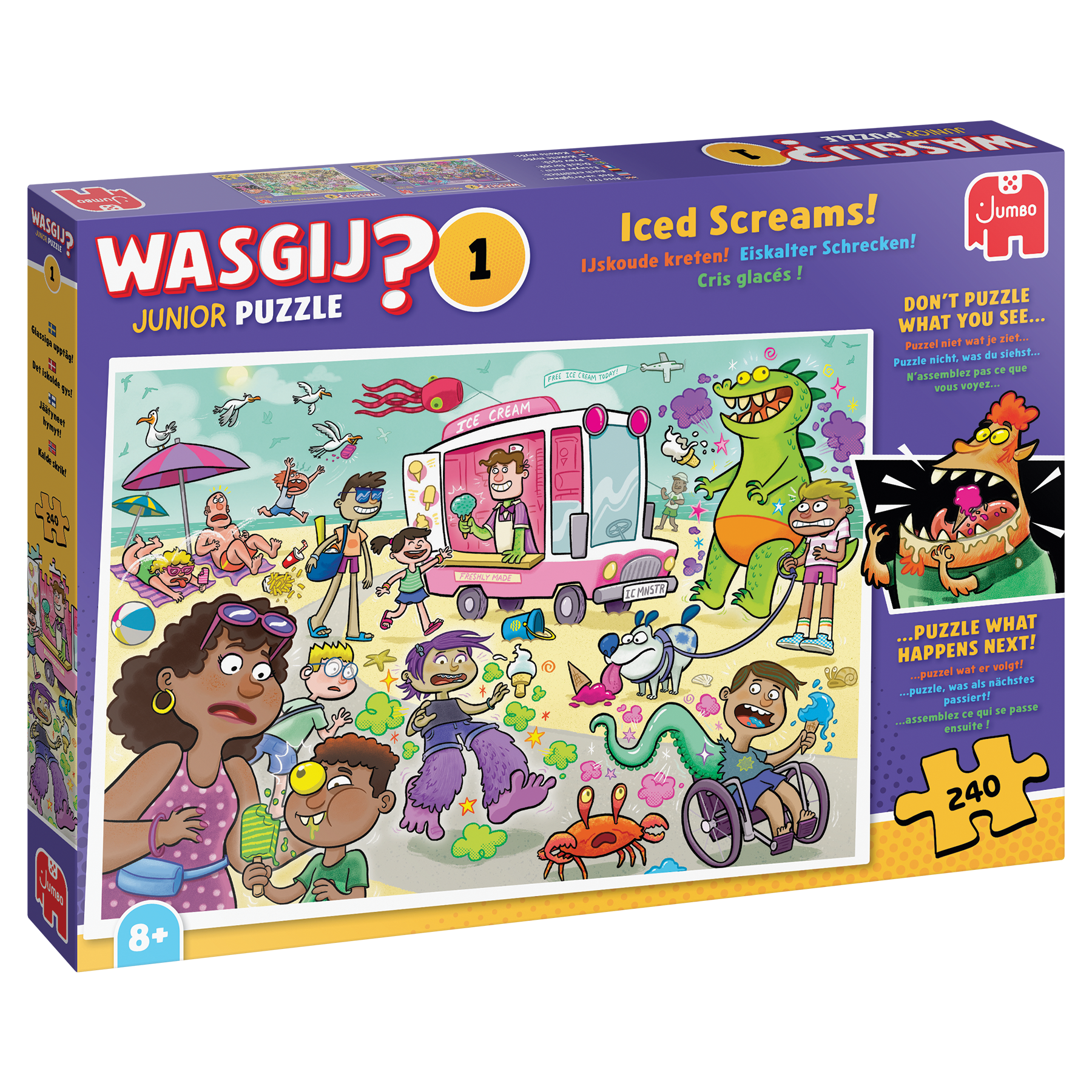Wasgij Junior 1 Iced Screams 240 Piece Jigsaw Puzzle – All Jigsaw Puzzles