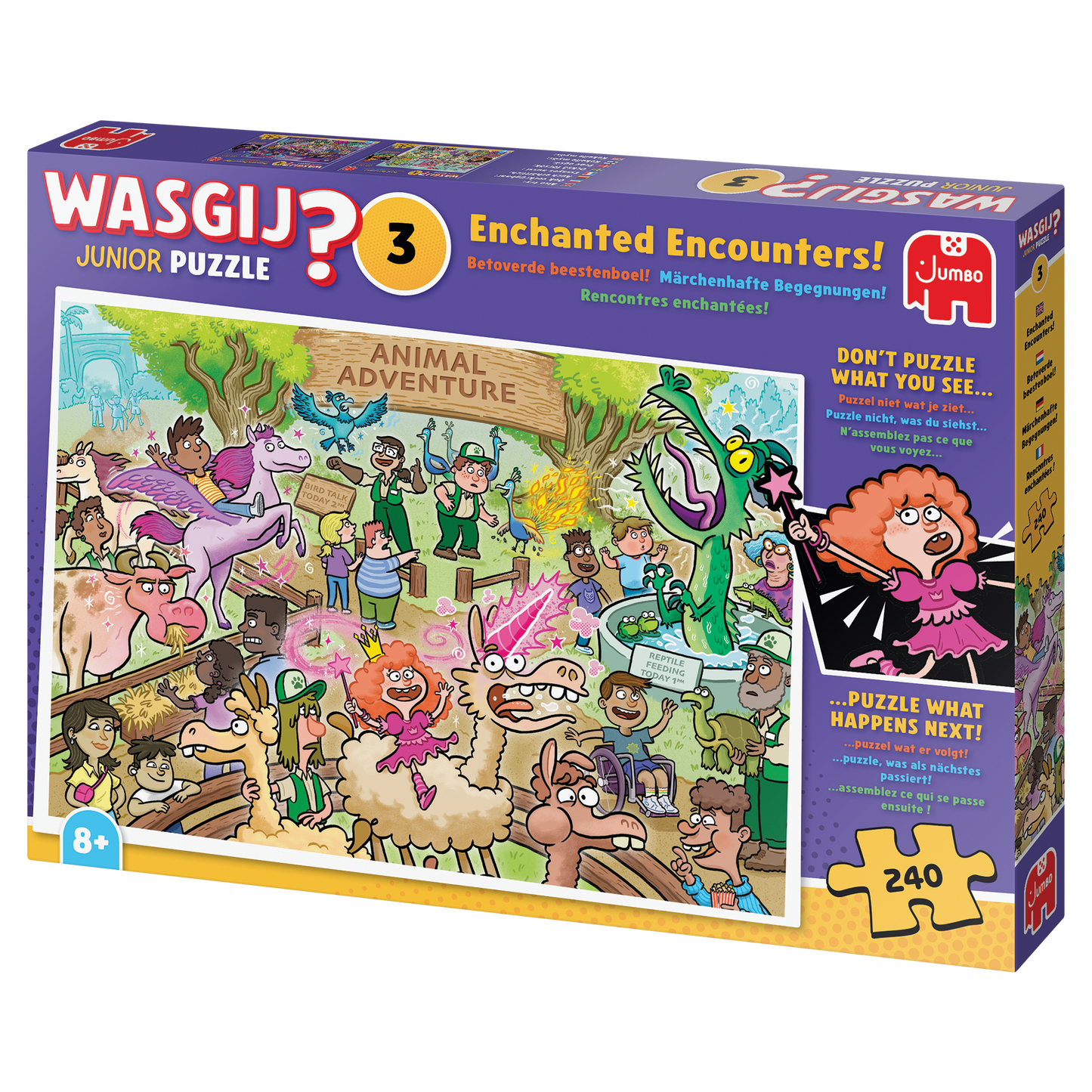 Wasgij Junior 3 Enchanted Encounters 240 Piece Jigsaw Puzzle – All ...