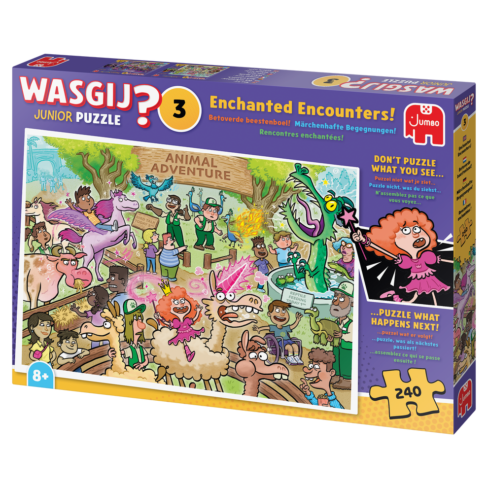 Wasgij Junior 3 Enchanted Encounters 240 Piece Jigsaw Puzzle – All ...