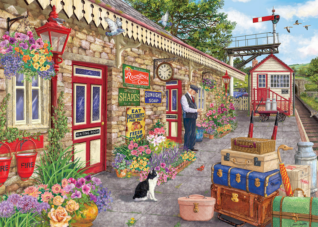 Falcon de luxe Station Blooms 1000 Piece jigsaw Puzzle – All Jigsaw Puzzles