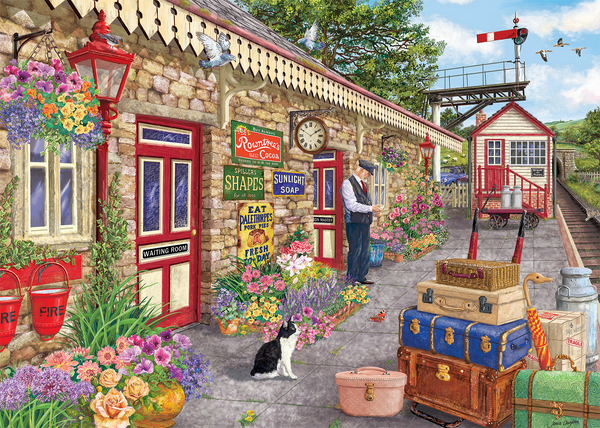Falcon de luxe Station Blooms 1000 Piece jigsaw Puzzle – All Jigsaw Puzzles
