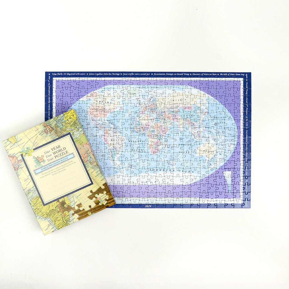 Personalised World Map 400 Piece Puzzle – All Jigsaw Puzzles