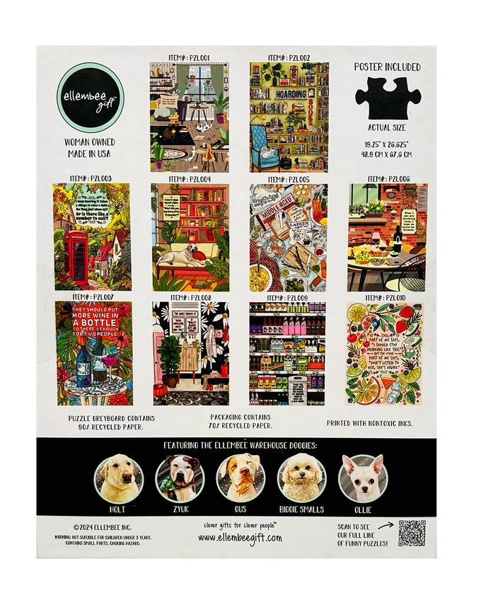 I Fully Intend To Read All the Books I've Purchased 1000 Piece Jigsaw ...
