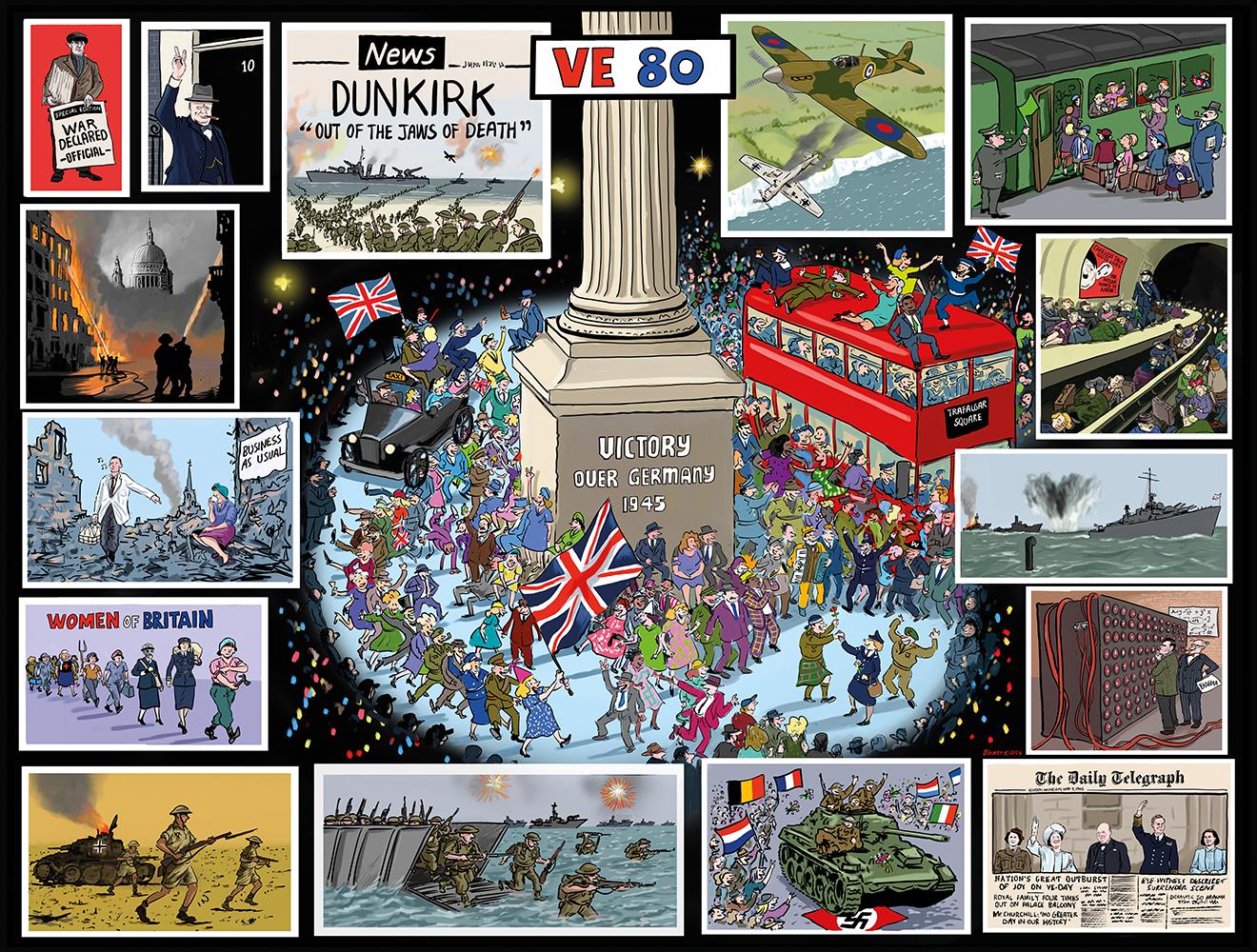 Daily Telegraph VE Day 80th Anniversary According to Blower 1000 or 30 ...