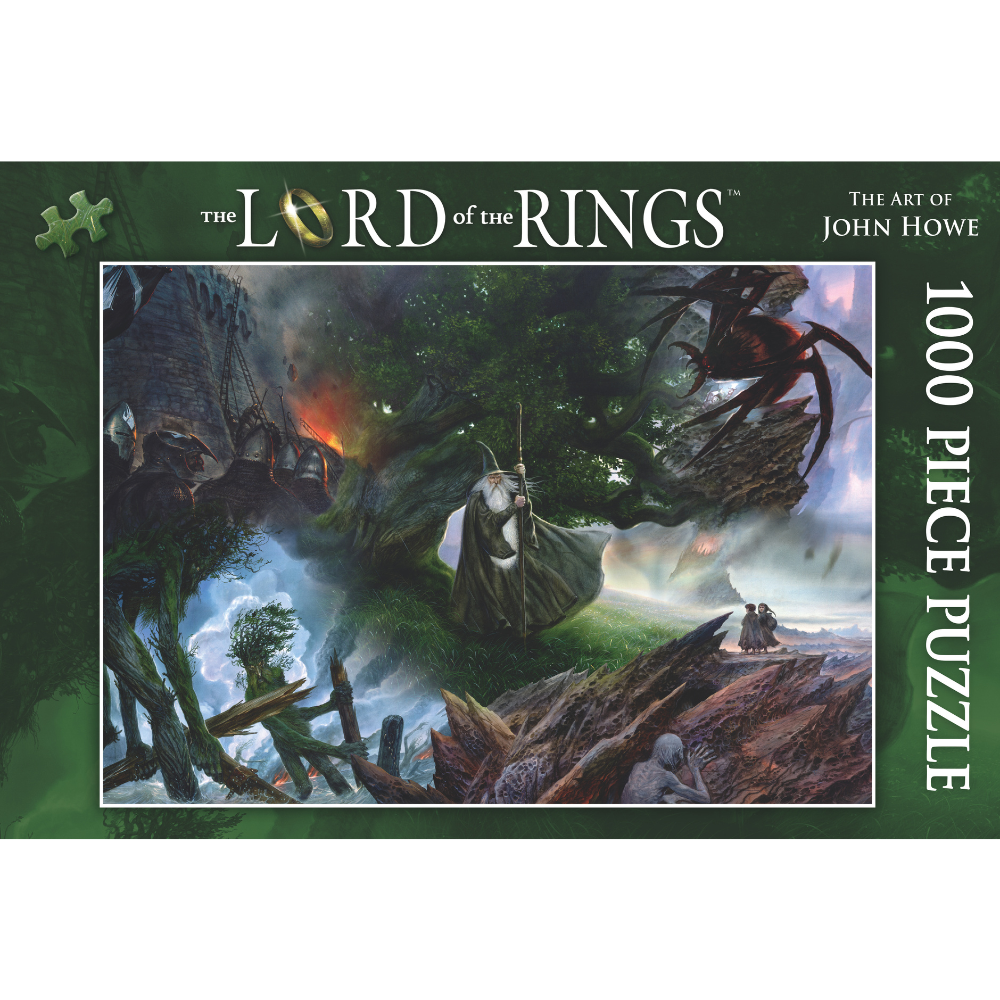 Lord of the Rings: The Art of John Howe 1000 Piece Jigsaw Puzzle – All ...