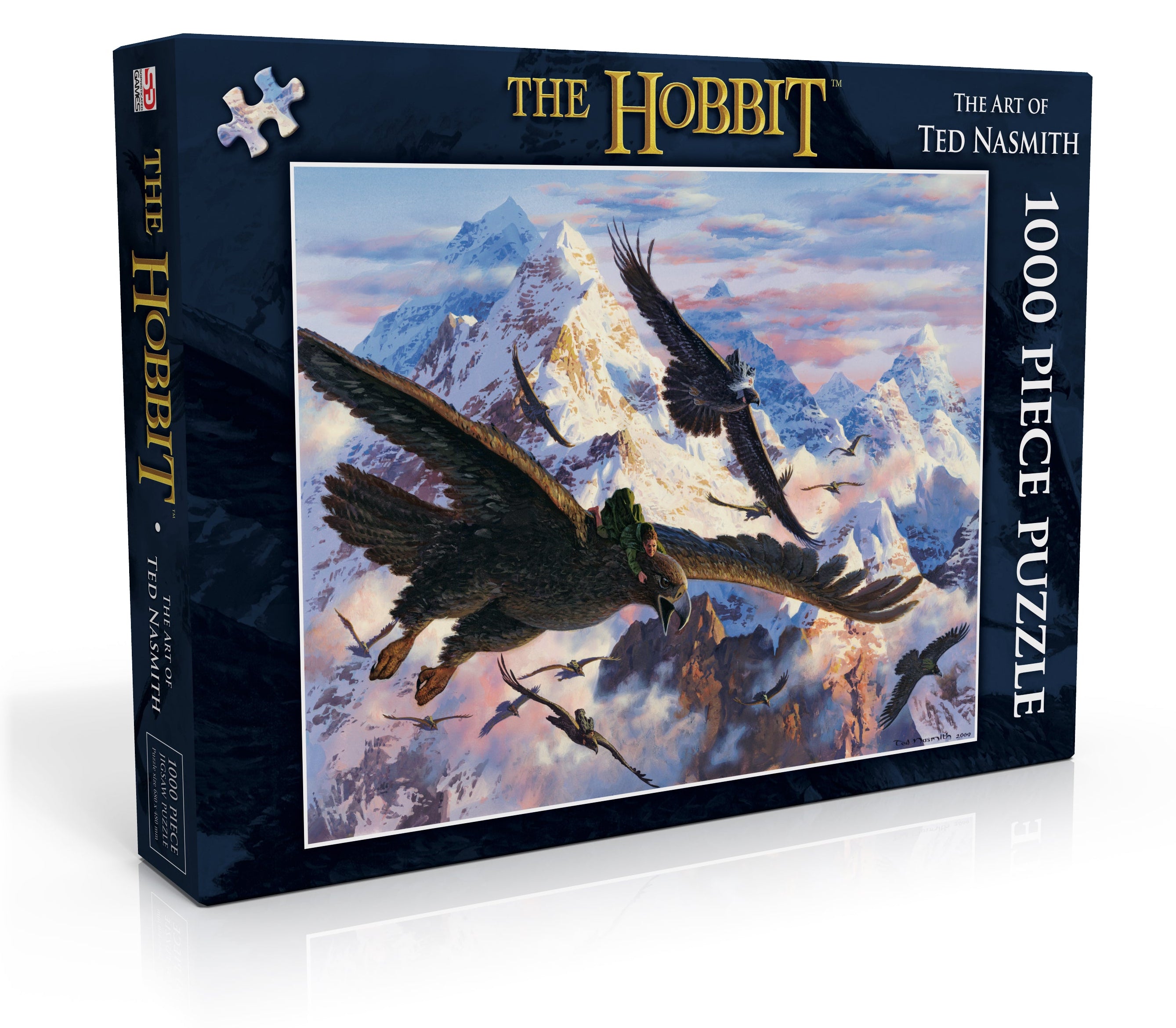 The Hobbit: Bilbo and the Eagles 1000 Piece Jigsaw Puzzle – All Jigsaw ...