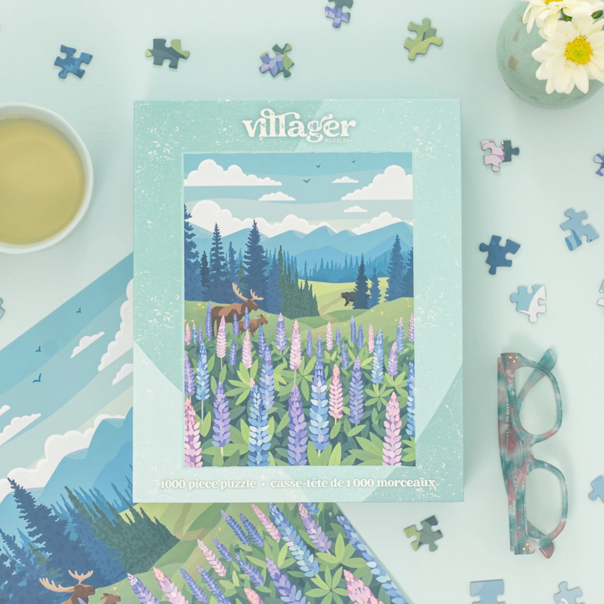 Lupines Meadow 1000 Piece Jigsaw Puzzle – All Jigsaw Puzzles