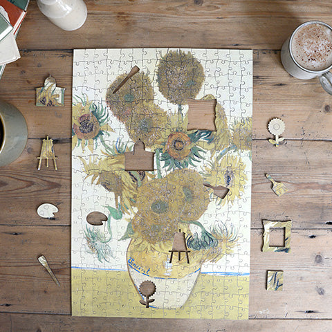 Sunflowers - National Gallery 300 Piece Wooden Jigsaw Puzzle – All ...