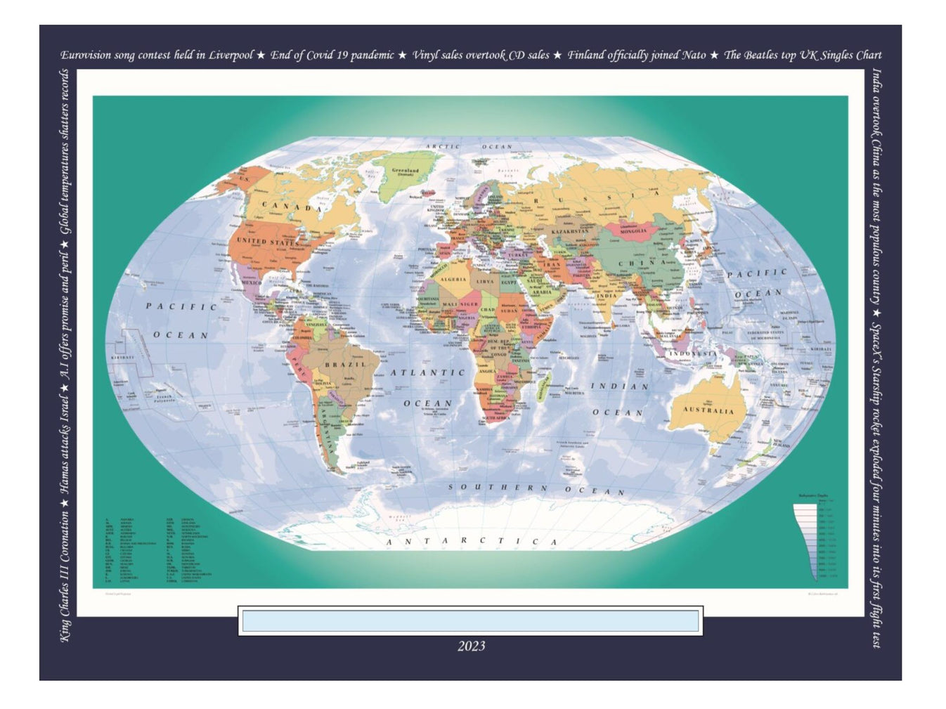 Personalised World Map 400 Piece Puzzle – All Jigsaw Puzzles