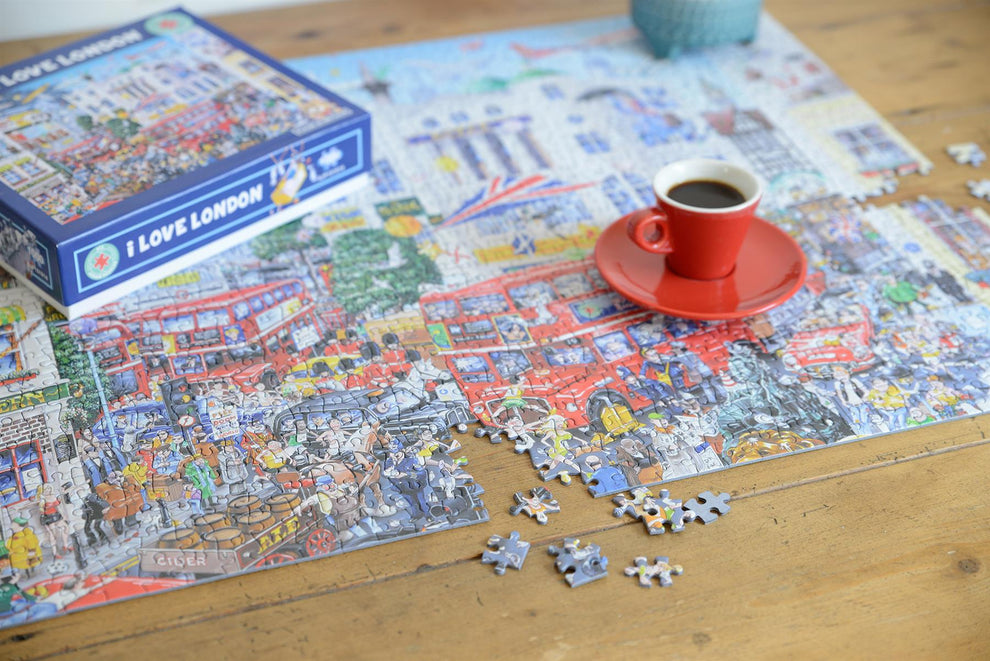Mike Jupp I Love London 1000 Piece Jigsaw Puzzle – All Jigsaw Puzzles
