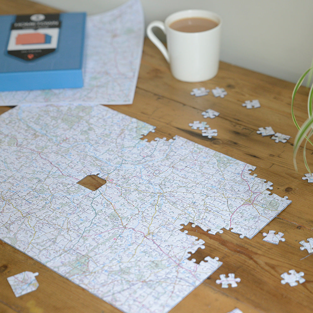 Hometown Personalised UK Map Jigsaw Puzzle – All Jigsaw Puzzles