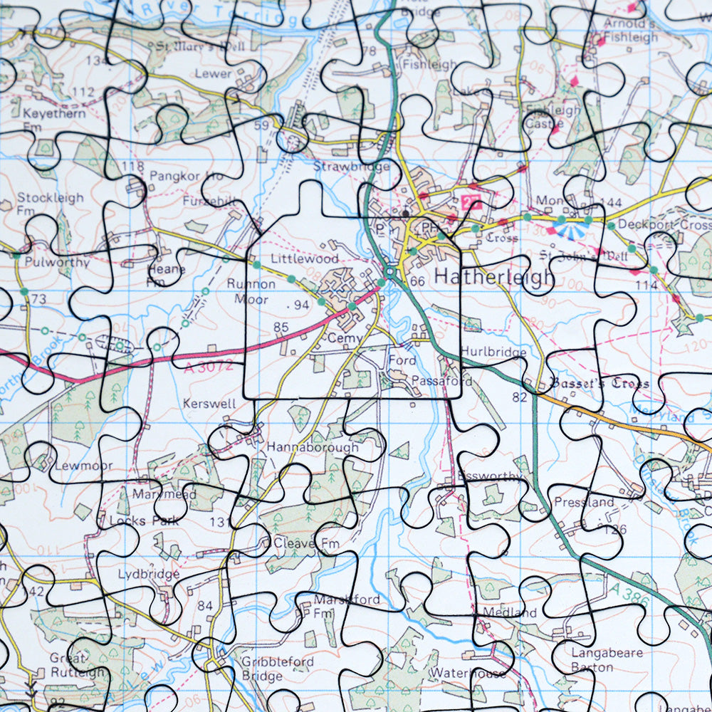 Hometown Personalised UK Map Jigsaw Puzzle – All Jigsaw Puzzles