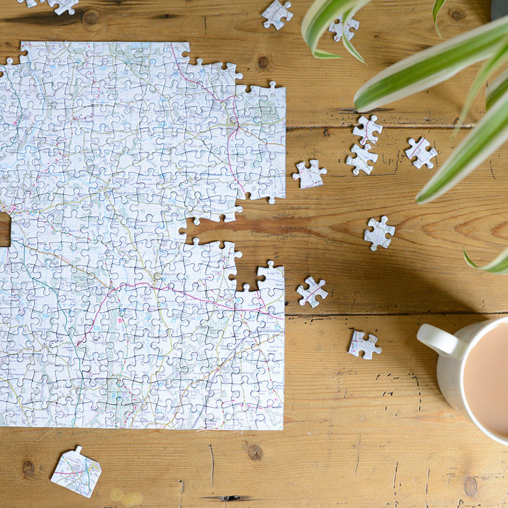 Hometown Personalised UK Map Jigsaw Puzzle – All Jigsaw Puzzles