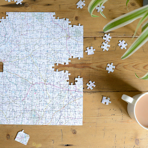 Hometown Personalised UK Map Jigsaw Puzzle – All Jigsaw Puzzles