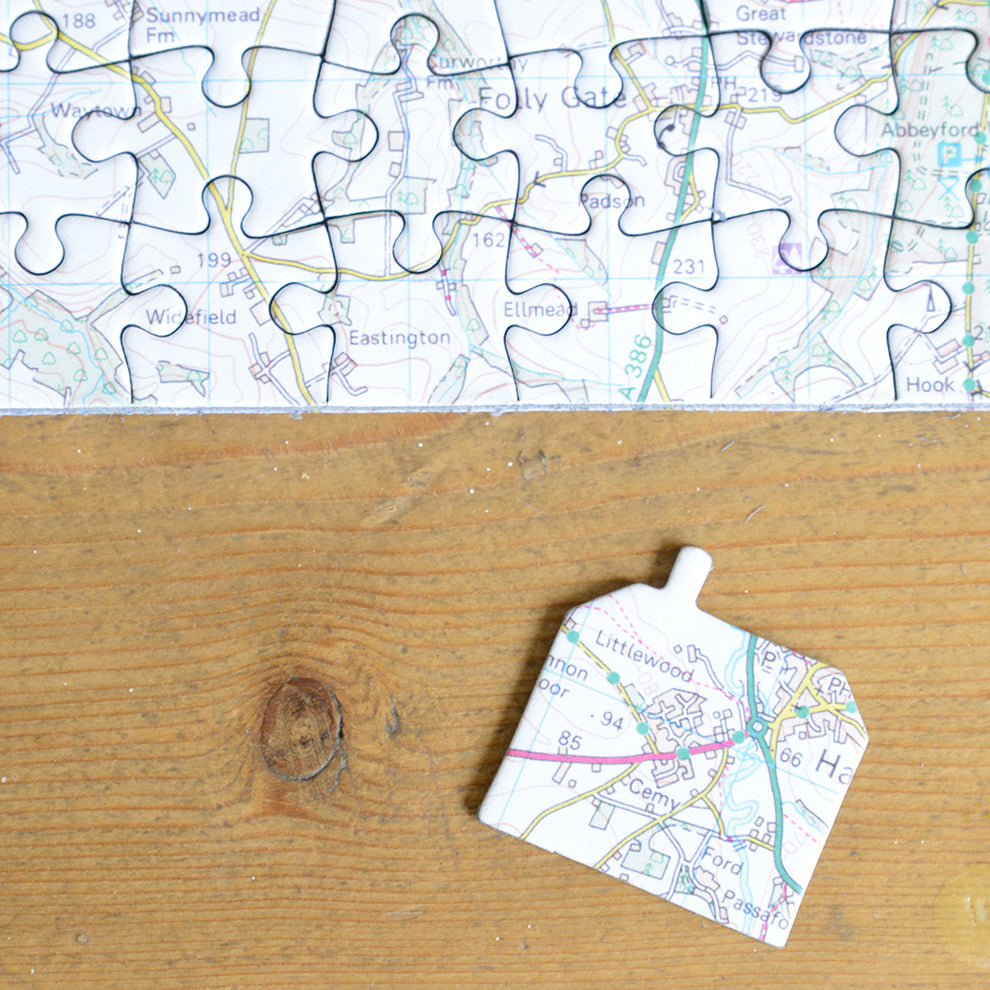 Hometown Personalised UK Map Jigsaw Puzzle – All Jigsaw Puzzles