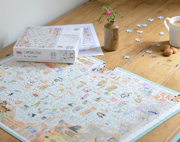 Tim Bulmer's Map of Cambridge 1000 Piece Jigsaw Puzzle – All Jigsaw Puzzles