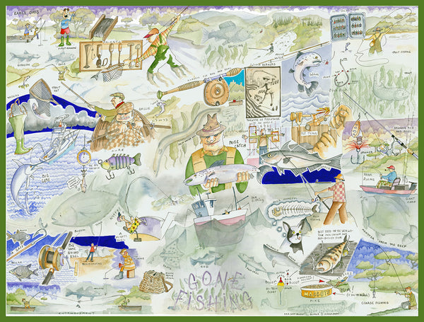 Fishing - Tim Bulmer 1000 Piece Jigsaw Puzzle – All Jigsaw Puzzles