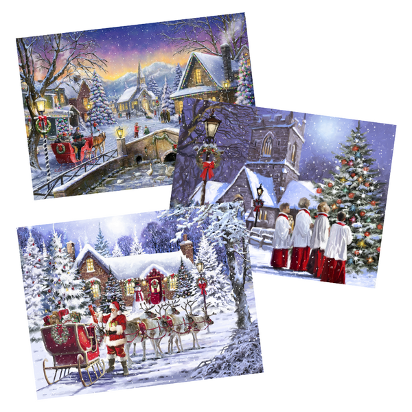 2024 Countdown to Christmas 1000 Piece Jigsaw Puzzle Bundle – All ...