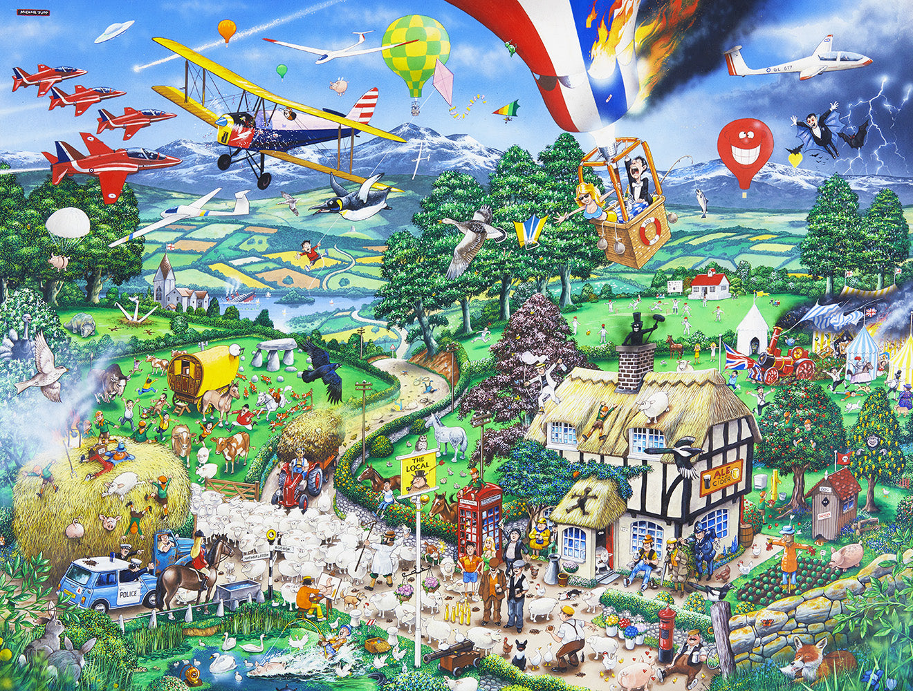 Mike Jupp I Love the Countryside 1000 Piece Jigsaw Puzzle – All Jigsaw ...
